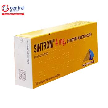 [CHÍNH HÃNG] Thuốc Sintrom 4 Novartis - dự phòng huyết khối tắc mạch