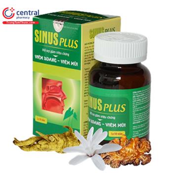 [CHÍNH HÃNG] Thuốc xoang Sinus Plus- hỗ trợ trị viêm xoang, cảm cúm