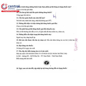 Thuốc Siro Codcerin chữa ho, tiêu đờm: cách dùng, lưu ý khi sử dụng