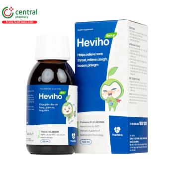 Siro Heviho: công dụng, đối tượng dùng, lưu ý khi sử dụng