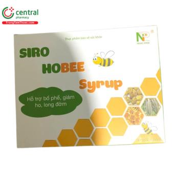 Thuốc Siro Hobee Syrup hỗ trợ bổ phế, giúp giảm ho, long đờm cho bé