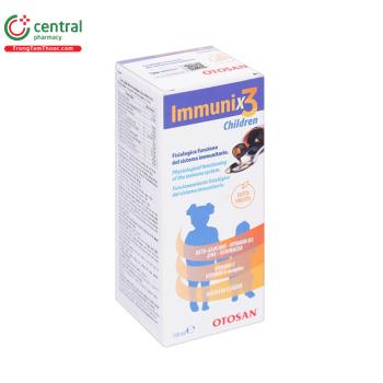 Thuốc Siro Immunix3 Children bổ sung vitamin, hỗ trợ tăng sức đề kháng