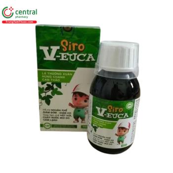 Siro V-Euca (Chai 100ml) - Hỗ trợ giảm ho, giảm đờm, nhuận phế