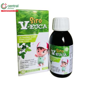 Siro V-Euca (Chai 100ml) - Hỗ trợ giảm ho, giảm đờm, nhuận phế