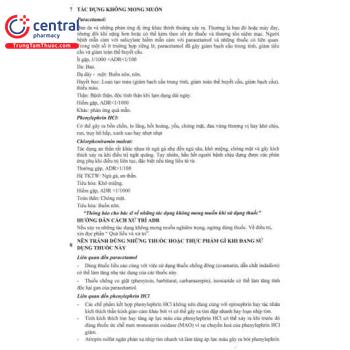 [CHÍNH HÃNG] Thuốc Tiffy Siro 60ml trị cảm cúm, viêm mũi, viêm xoang