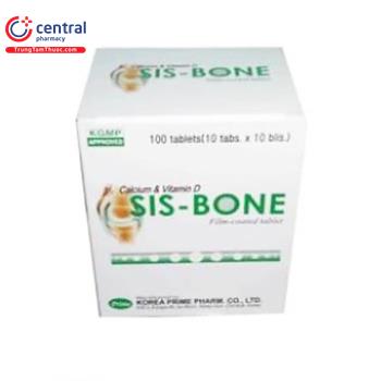 Thuốc Sis-Bone - bổ sung calci và khoáng chất cho phụ nữ mang thai