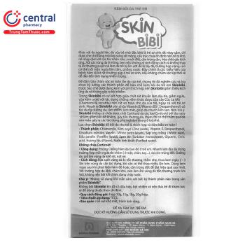 [CHÍNH HÃNG] Kem bôi da trẻ em Skin Bibi 10g trị viêm da, hăm da