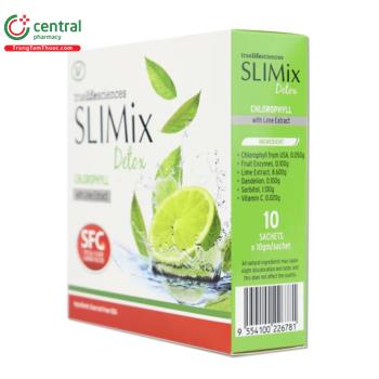 Thuốc Slimix Detox (hộp 10 gói) - Giúp thanh nhiệt, giải độc cơ thể