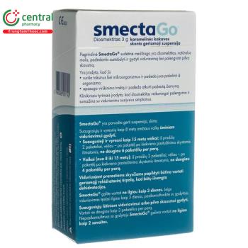 Thuốc SmectaGo 3g - Điều trị tiêu chảy cấp ở người lớn và trẻ em