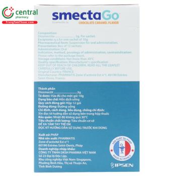 Thuốc SmectaGo 3g - Điều trị tiêu chảy cấp ở người lớn và trẻ em