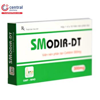 Thuốc Smodir – DT 300mg điều trị viêm họng, viêm xoang, viêm amidan
