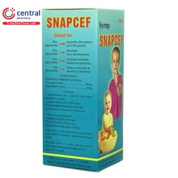 Thuốc Siro Snapcef 100ml: cách dùng, những lưu ý khi sử dụng