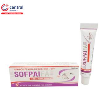 Kem bôi da Sofpaifa giúp giảm thâm sẹo, mẩn ngứa da do côn trùng cắn