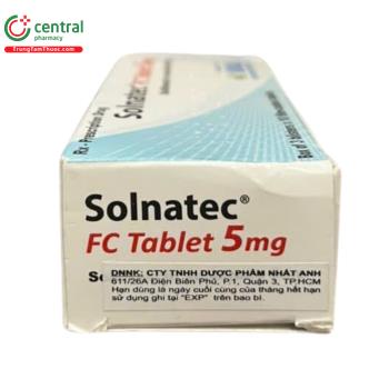 Thuốc Solnatec FC Tablet 5mg Điều trị tiểu gấp tiểu rắt, không tự chủ