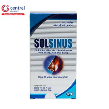[CHÍNH HÃNG] Solsinus - chiết xuất thảo dược điều trị viêm xoang