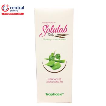 Dung dịch vệ sinh phụ nữ Solutab Daily Chai 100ml Traphaco