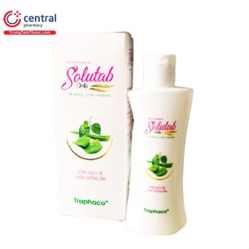 Dung dịch vệ sinh phụ nữ Solutab Daily Chai 100ml Traphaco