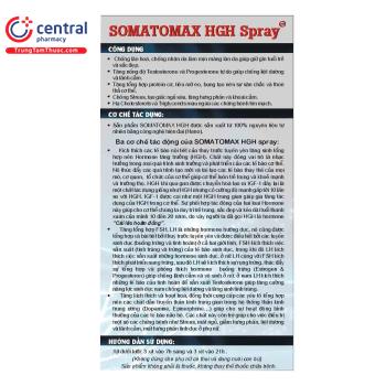 Thuốc Somatomax HGH Spray - Tăng cường vẻ đẹp cho phái nữ