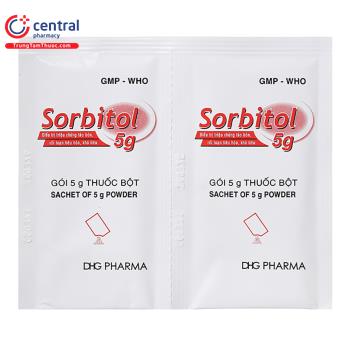 [CHÍNH HÃNG] Thuốc Sorbitol 5g DHG-điều trị táo bón hiệu quả