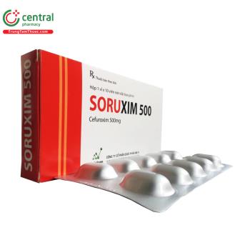 Thuốc Soruxim 500: Điều trị các tình trạng nhiễm khuẩn nhẹ và vừa