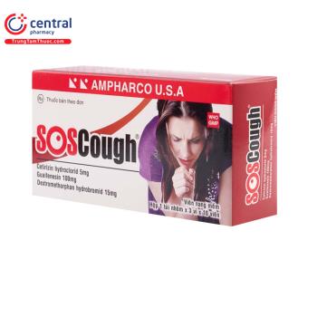 Thuốc SOSCough: Chỉ định, liều dùng và lưu ý sử dụng