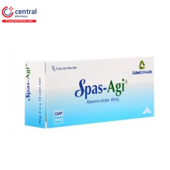 Thuốc Spas-Agi 40mg - Thuốc chống đau do co thắt cơ trơn đường tiêu hóa ...
