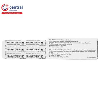 Thuốc Spasmomen 40mg - Thuốc điều trị đại tràng kích thích