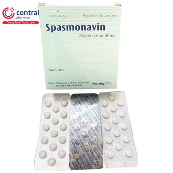 [CHÍNH HÃNG] Thuốc Spasmonavin 40mg giảm co thắt cơ trơn