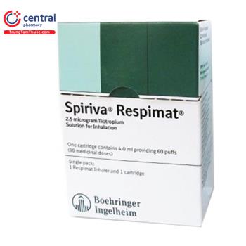 [CHÍNH HÃNG] Thuốc Spiriva Respimat điều trị duy trì cho người COPD