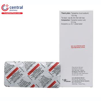 Thuốc Stablon (Tianeptine sodium 12,5mg): tác dụng, chỉ định, giá bán