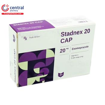 Thuốc Stadnex 20 CAP – điều trị trào ngược dạ dày thực quản