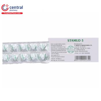 [CHÍNH HÃNG] Thuốc Stamlo 5 điều trị cao huyết áp, trị đau thắt ngực