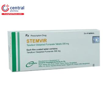 Thuốc Stemvir 300mg hỗ trợ điều trị bệnh nhiễm HIV và viêm gan B