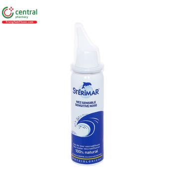 Xịt mũi Sterimar Sensitive Nose - làm sạch mũi, dưỡng ẩm niêm mạc mũi