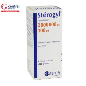 [CHÍNH HÃNG] Thuốc Sterogyl 2000000UI/100ml - bổ sung vitamin D