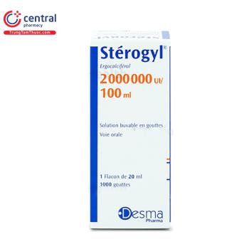[CHÍNH HÃNG] Thuốc Sterogyl 2000000UI/100ml - bổ sung vitamin D