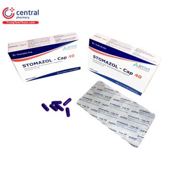 [CHÍNH HÃNG] Thuốc Stomazol - Cap 40 (H/3 vỉ) trị trào ngược dạ dày