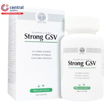 Thuốc Strong GSV - Giúp bổ thận, tăng cường sinh lực phái mạnh