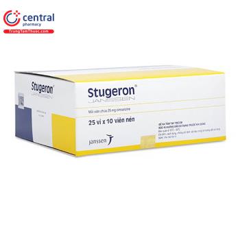 Thuốc Stugeron (Hộp 250 viên): tác dụng, liều dùng, lưu ý khi dùng