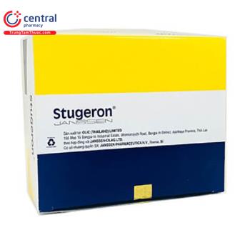 Thuốc Stugeron (Hộp 250 viên): tác dụng, liều dùng, lưu ý khi dùng