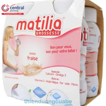 Sữa bầu Matilia bổ sung dưỡng chất, ngừa thiếu máu, loãng xương