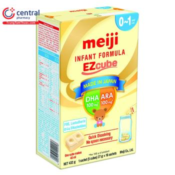 Sữa Meiji Infant Formula EZcube công thức sữa mẹ từ Nhật Bản
