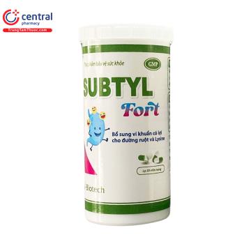 Thuốc Subtyl Fort (Lọ 20 viên) giúp cân bằng hệ vi sinh đường ruột