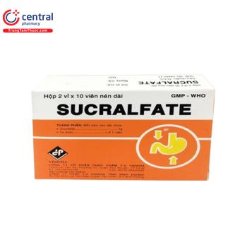 Thuốc Sucralfate 1g Vidipha - Điều trị hiệu quả viêm dạ dày mạn tính