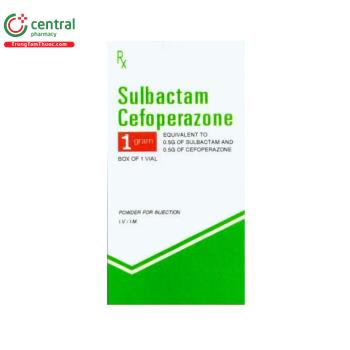 Thuốc Sulbactam-Cefoperazone 1g Farmapex Tranet điều trị nhiễm khuẩn