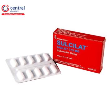 Thuốc Sulcilat Tablet 375mg - Thuốc kháng sinh điều trị nhiễm khuẩn