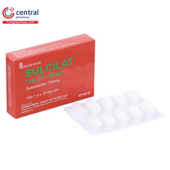 Thuốc kháng sinh Sulcilat 750mg: Chỉ định - Liều dùng, lưu ý sử dụng