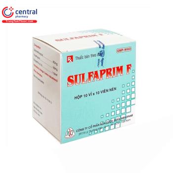 Thuốc Sulfaprim F - Kháng sinh điều trị hiệu quả các trường hợp nhiễm khuẩn