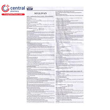 [CHÍNH HÃNG] Thuốc Sullivan 100mg điều trị rối loạn tâm thần