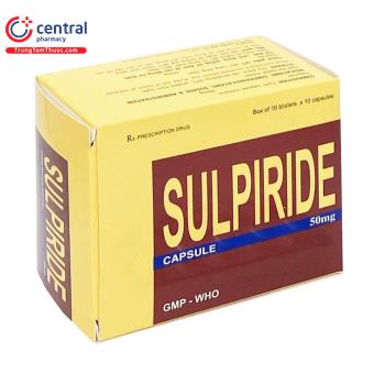Thuốc Sulpiride capsule 50mg Vidipha điều trị rối loạn tâm thần